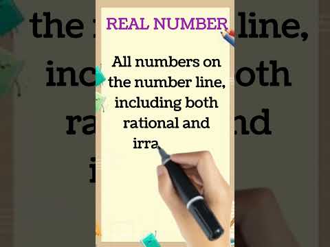 What is real number? //define real number//#education //#maths /#trending