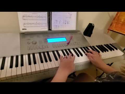 Redo piano test 1 - E major scale and chord progression
