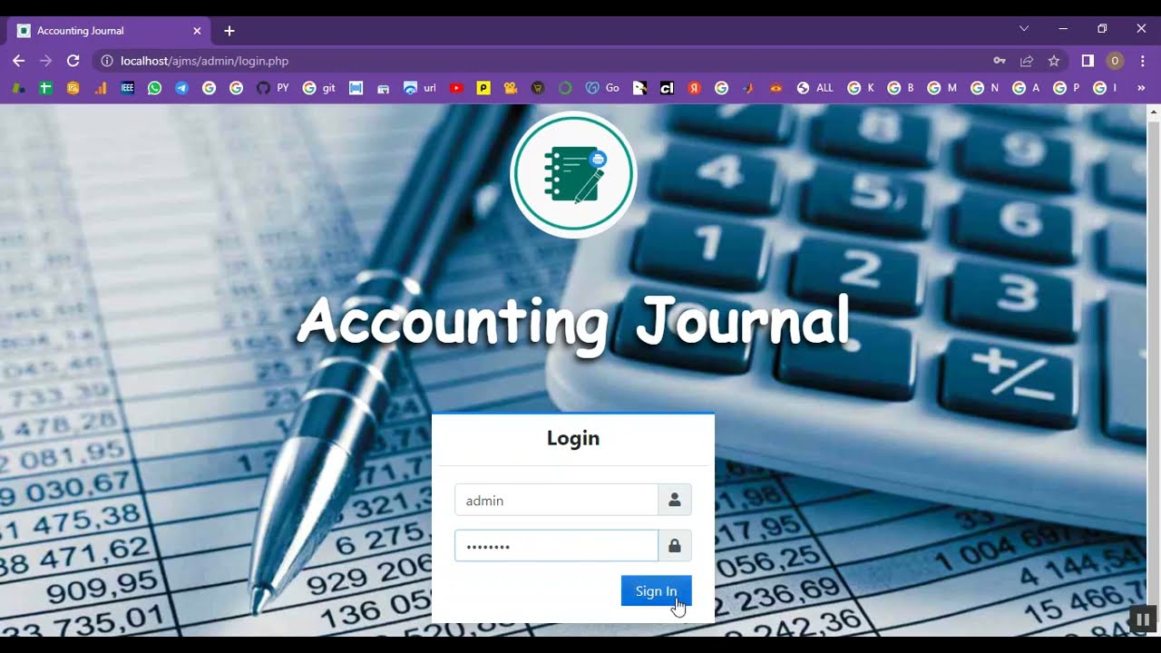Single And Double Entry Bookkeeping Accounting System in PHP - OKOK ...