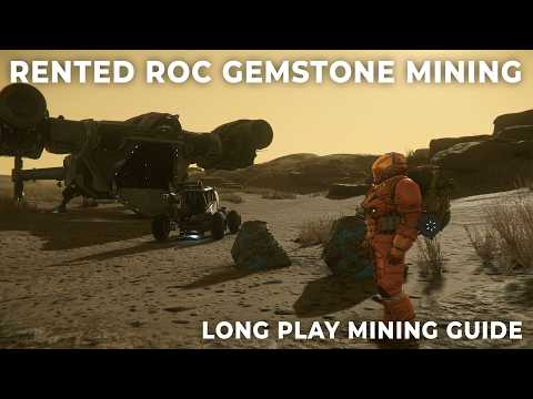 Budget Mining Success with Rented Ships Only | Star Citizen Gemstone Mining Long Play Session