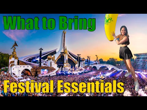 What to Bring to EDC & Music Festivals Packing Checklist 2024 | How to Prepare | EDC, Tomorrowland