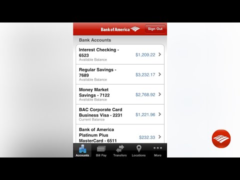ARCHIVE: "Bank of America - Mobile Banking" app for iPhone, iPad (2008)