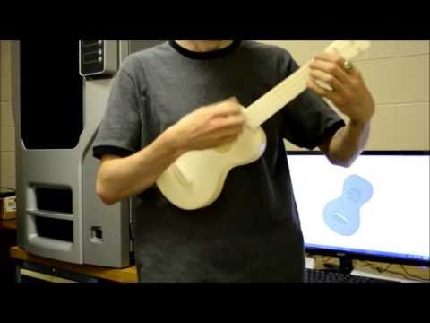 3D Printed Ukulele I + Downloadable Files