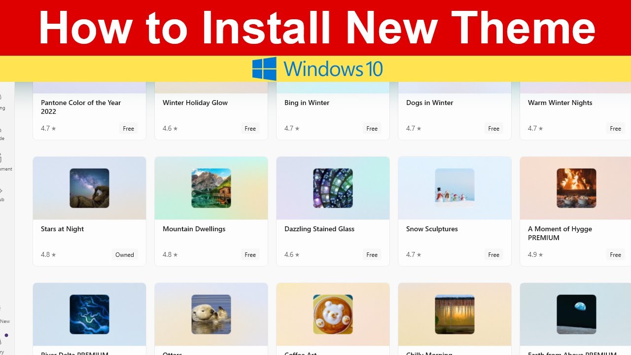 How to Install New Theme in Windows 10?