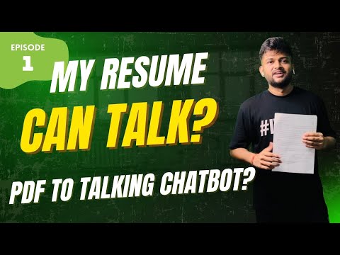 Build a Talking AI Chatbot from Your Resume in Minutes | Free No-Code Tutorial