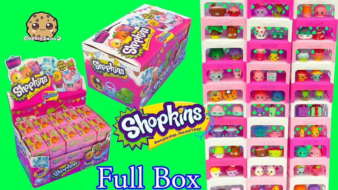 2016 Shopkins Stack  - Full Complete Season 4 Box of 30