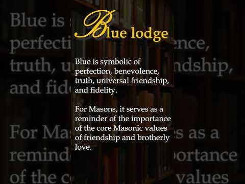 Blue lodge - masonic Dictionary #shorts