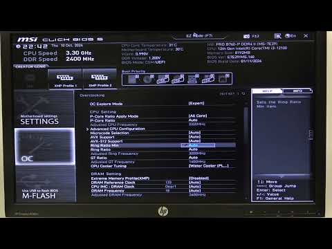 How to Manage the Ring Ratio in MSI B760 Series Motherboard