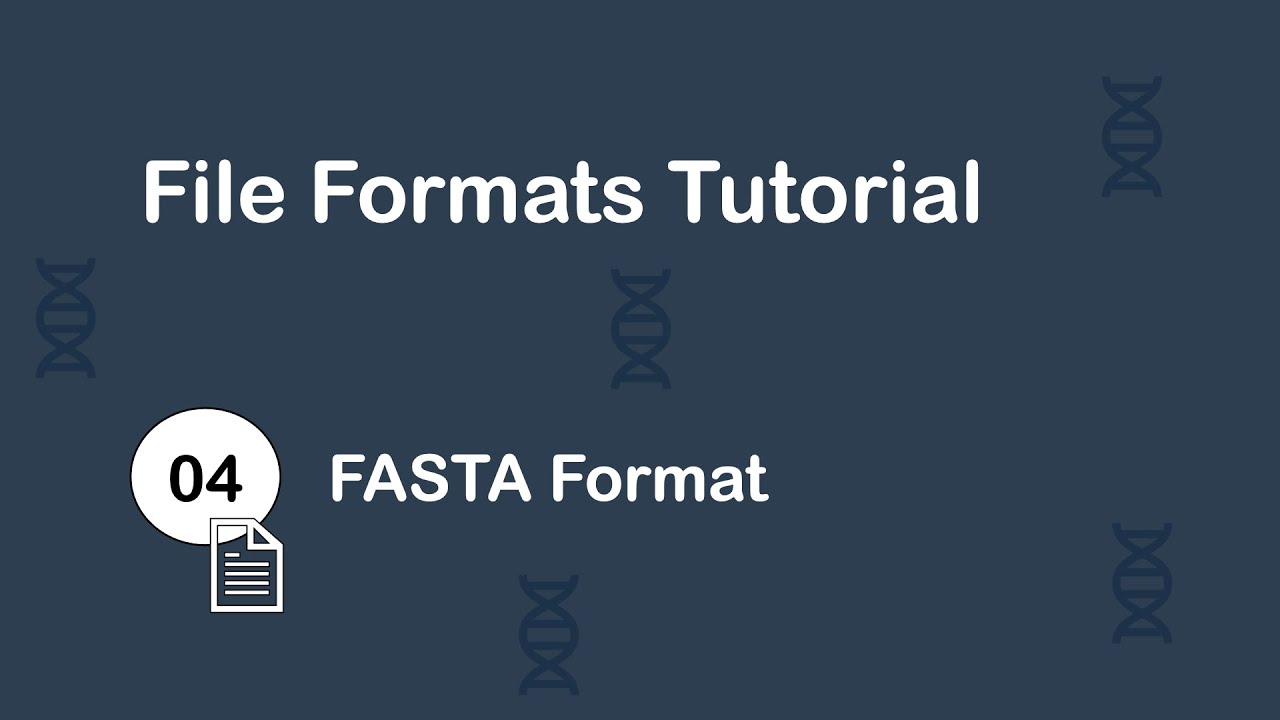 File Formats #4: FASTA