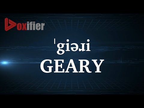 How to Pronunce Geary in English - Voxifier.com