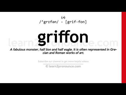 Pronunciation of Griffon | Definition of Griffon