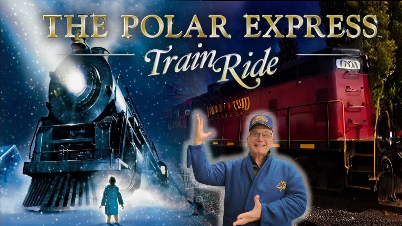 We visited the actual Polar Express train in Oregon!