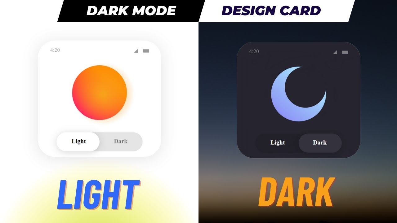 Designing The Perfect Light and Dark Mode Toggle Button With HTML CSS  | Working Without JavaScript