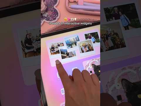 iPadOS 17 interactive widgets π€―β€οΈβπ₯ iPad aesthetic homescreen | iOS 17 | MD Blank app