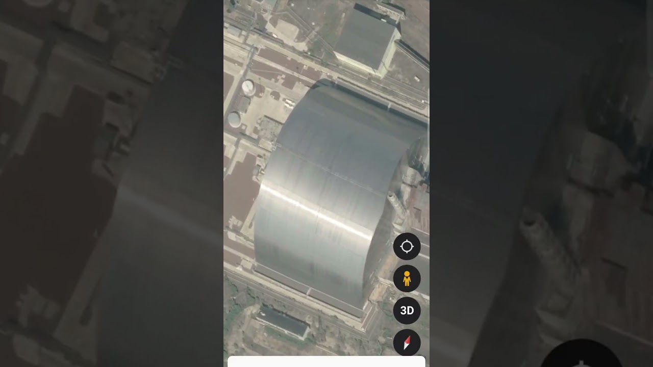 I managed to get into the sarcophagus at Chernobyl. Did you know that? #googleearth #googlemap #map