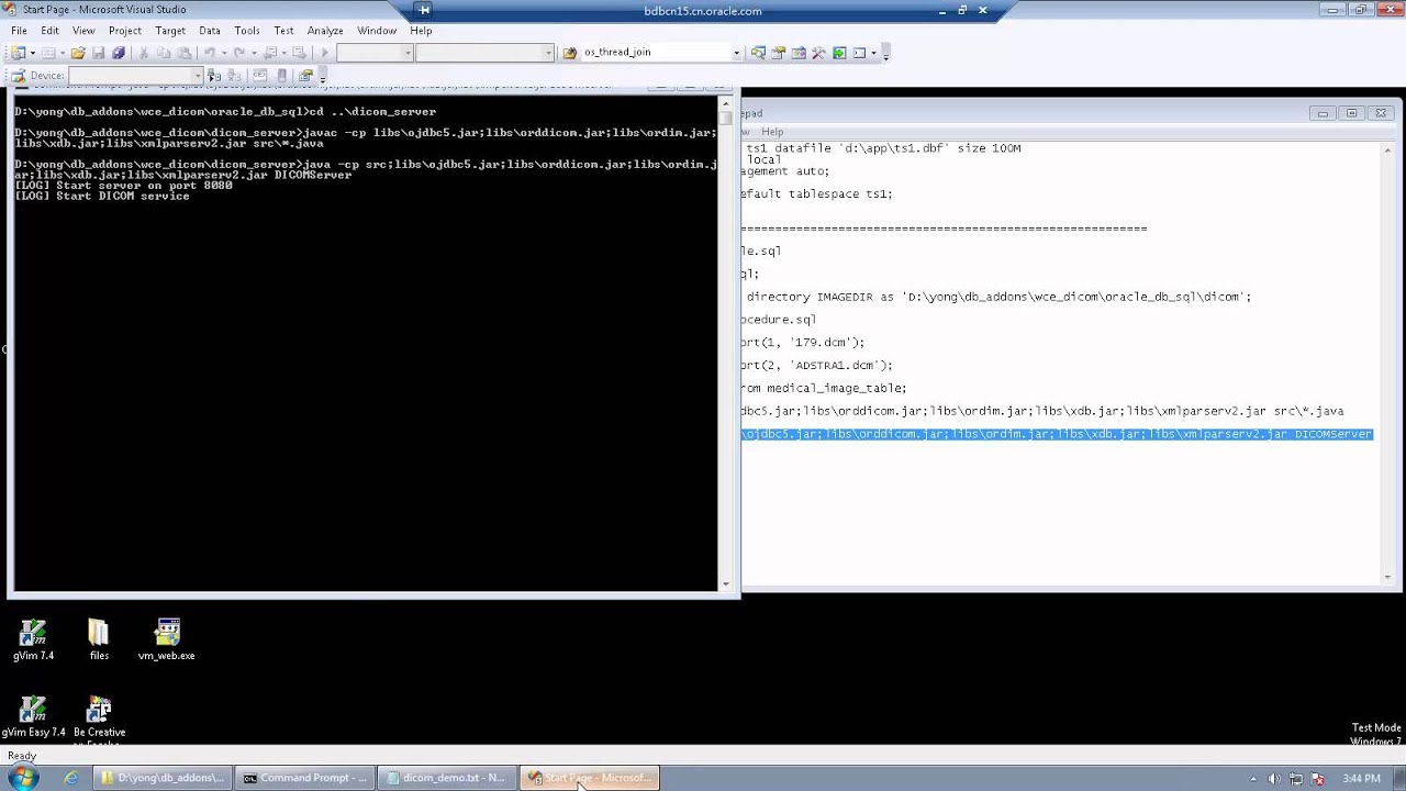 Medical image (DICOM) application on a mobile device using Berkeley DB