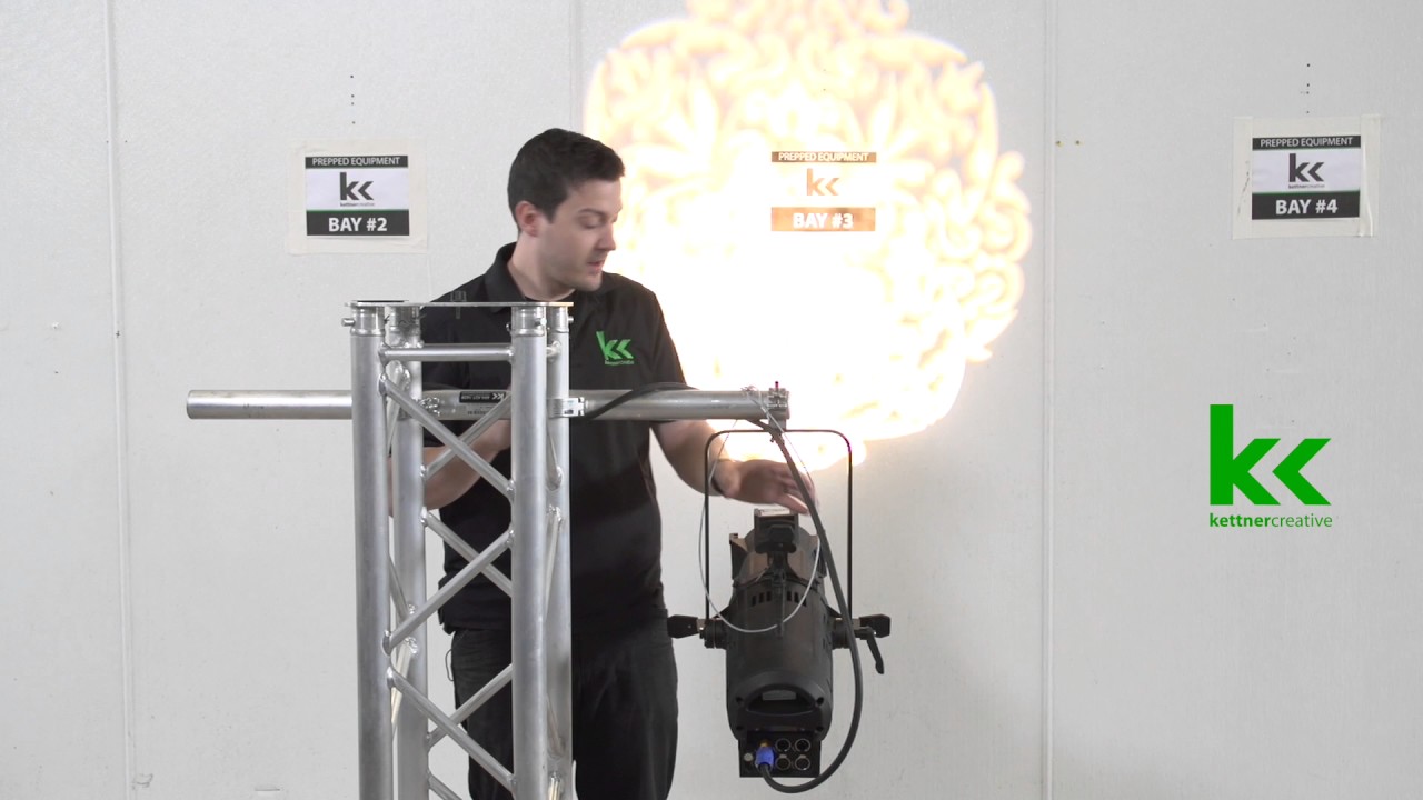 How To Setup A Gobo Light Using A Leko