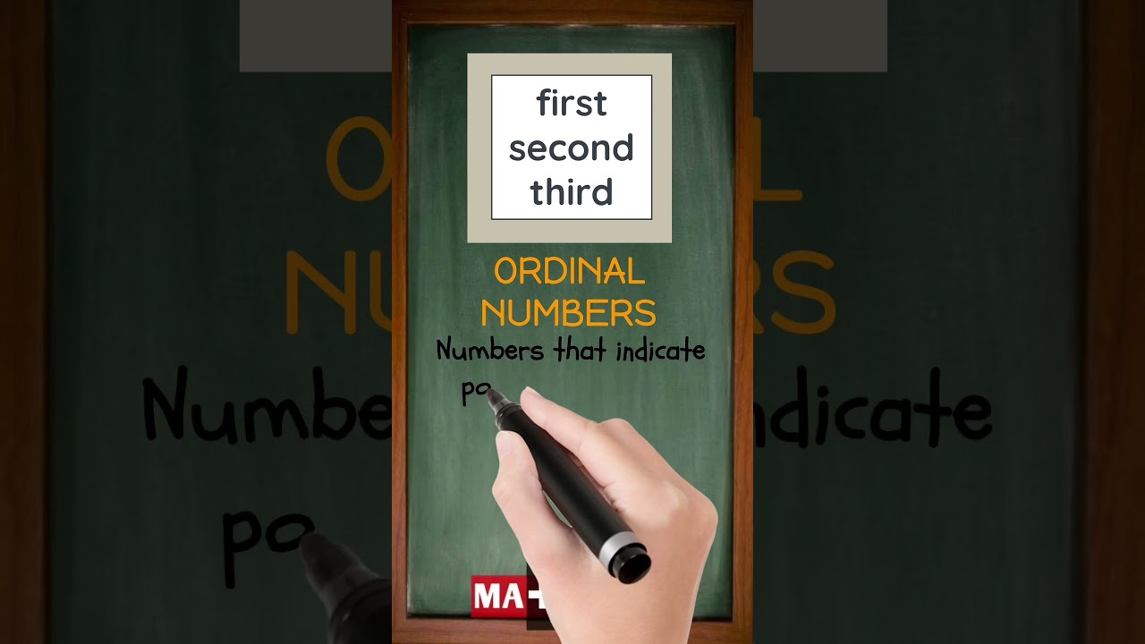 What is an Ordinal Number in Math? | Math Dictionary | MATHalino123