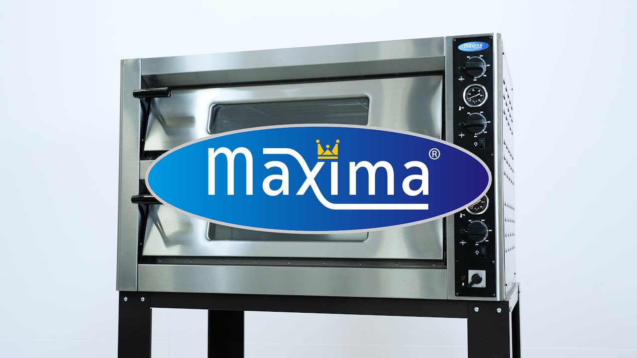 Maxima Pizza Oven Double Deck - Fits 6 x 30cm