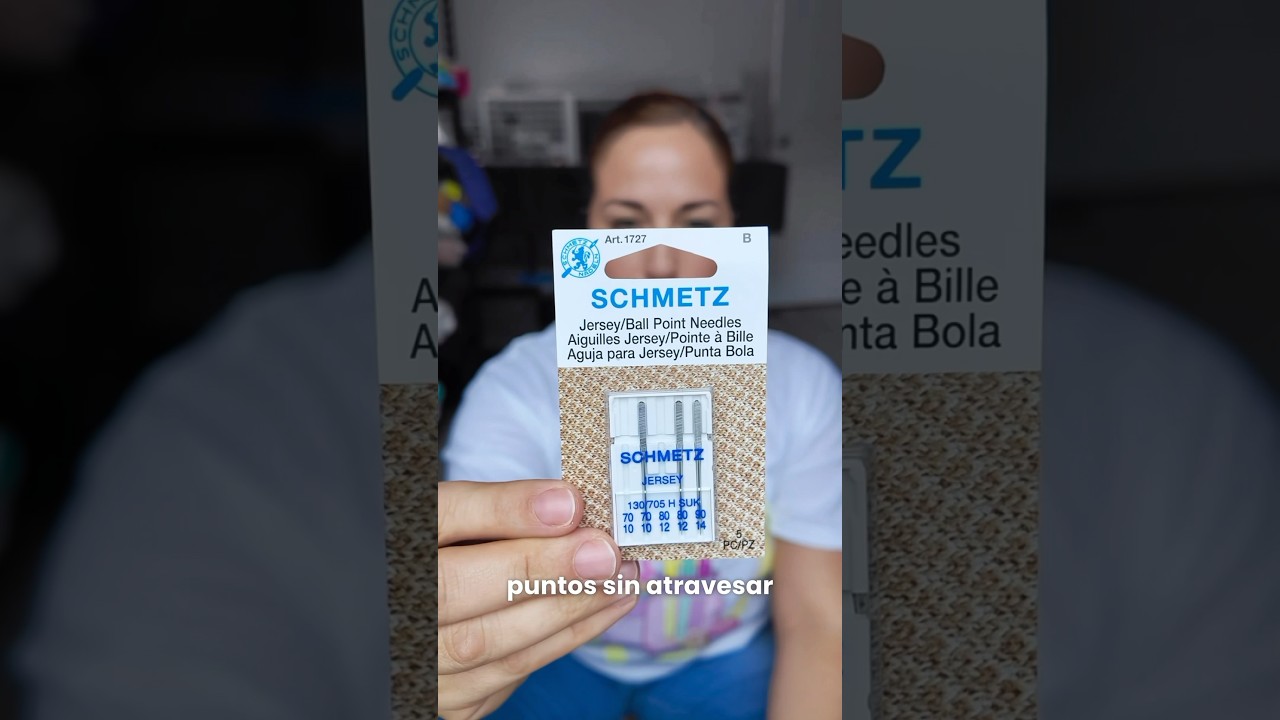 Qué tipo de aguja usar para telas elásticas #coser #sewing #comocoser #costura #costuracreativa