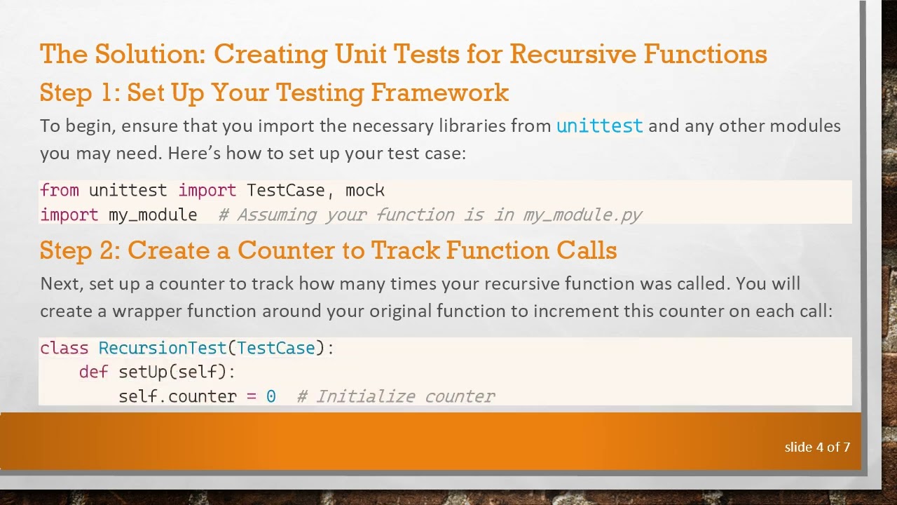 How to Effectively Unit Test a Recursive Function in Python