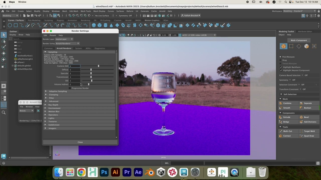 Rendering in Maya with Arnold (Beginner)