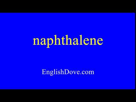 How to pronounce naphthalene in American English.