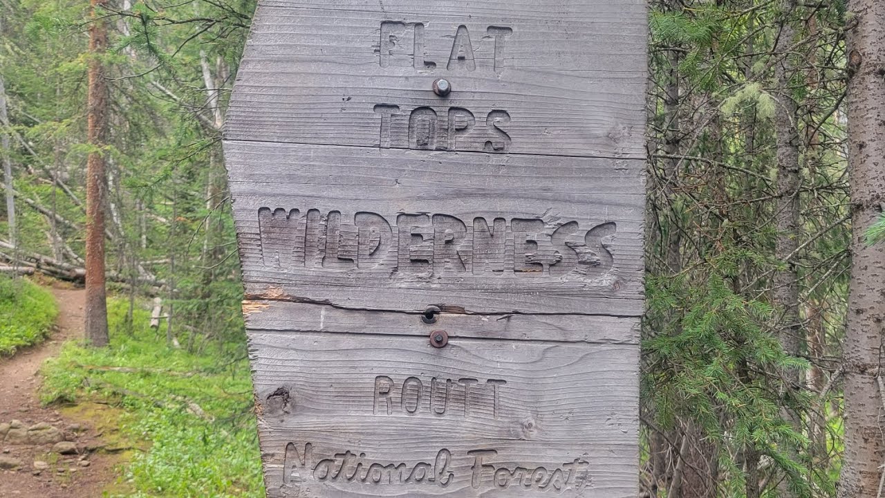 Hiking to Hooper and Keener Lakes in the Flat Tops Wilderness Area