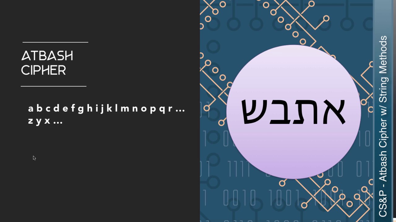 Learn CS: Create an Atbash Cipher w/ Python