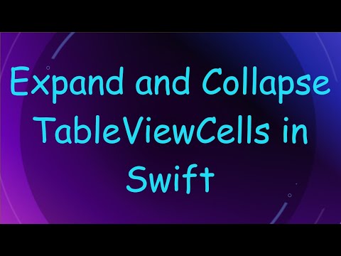 Expand and Collapse TableViewCells in Swift