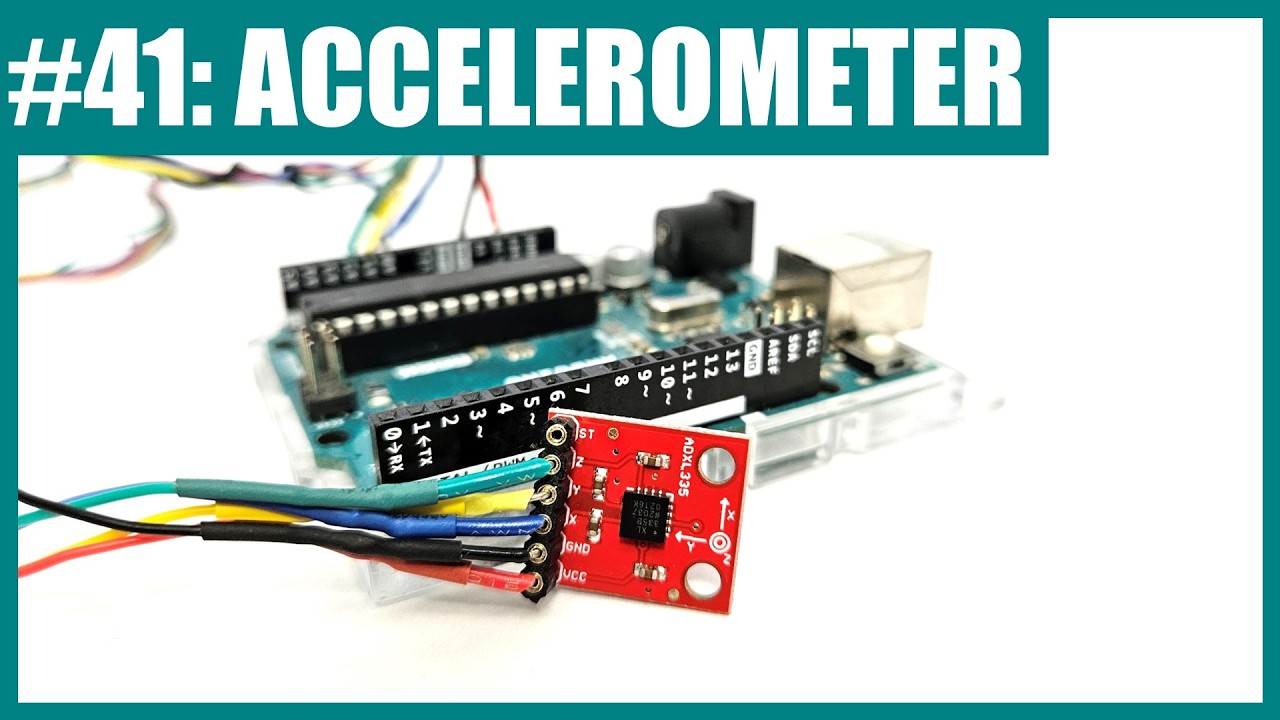 How to Use an Accelerometer with Arduino (Lesson #41)
