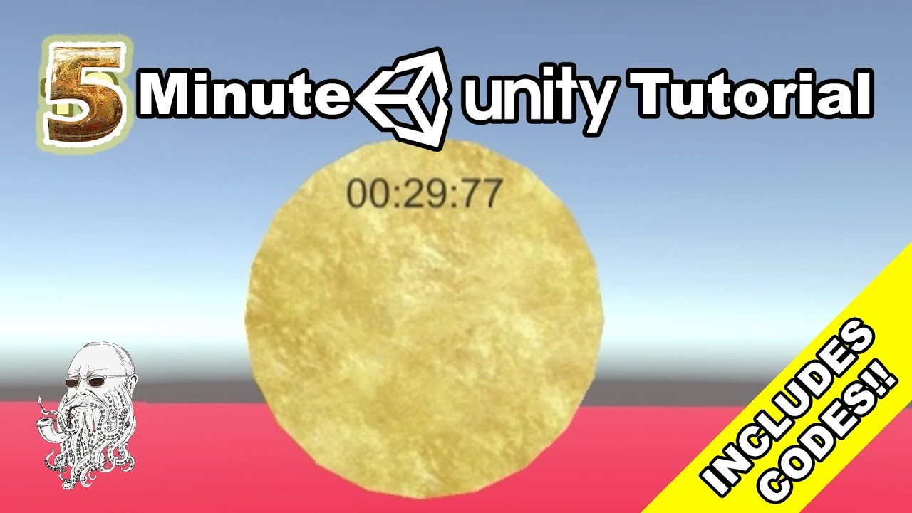 5 Minute Unity Tutorial - Adding Timers & Restarting | Octo Beard