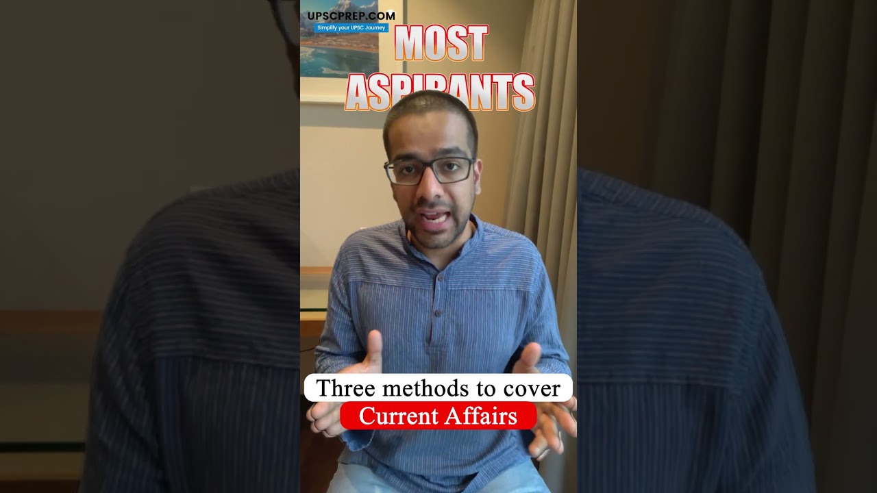 3 methods to cover current affairs