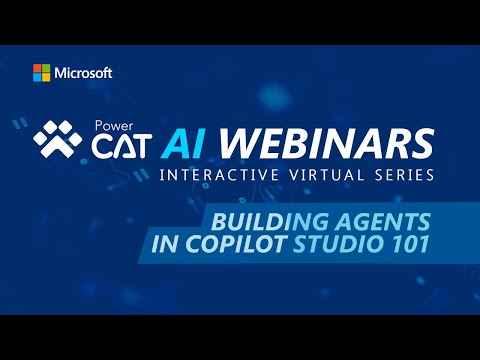 Copilot Studio: Build Your First Agent