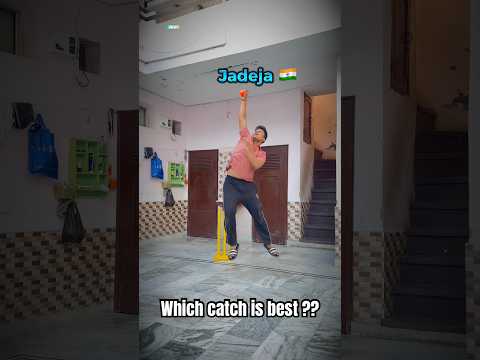 Which Catch is best ??? ๐ฎ๐ณ๐ต๐ฐ #cricket #respect #jadeja #hasan #shorts #aggressive #catch