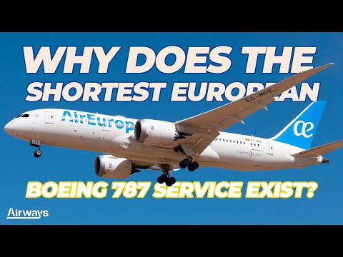 Why does Europe's shortest widebody service exist?