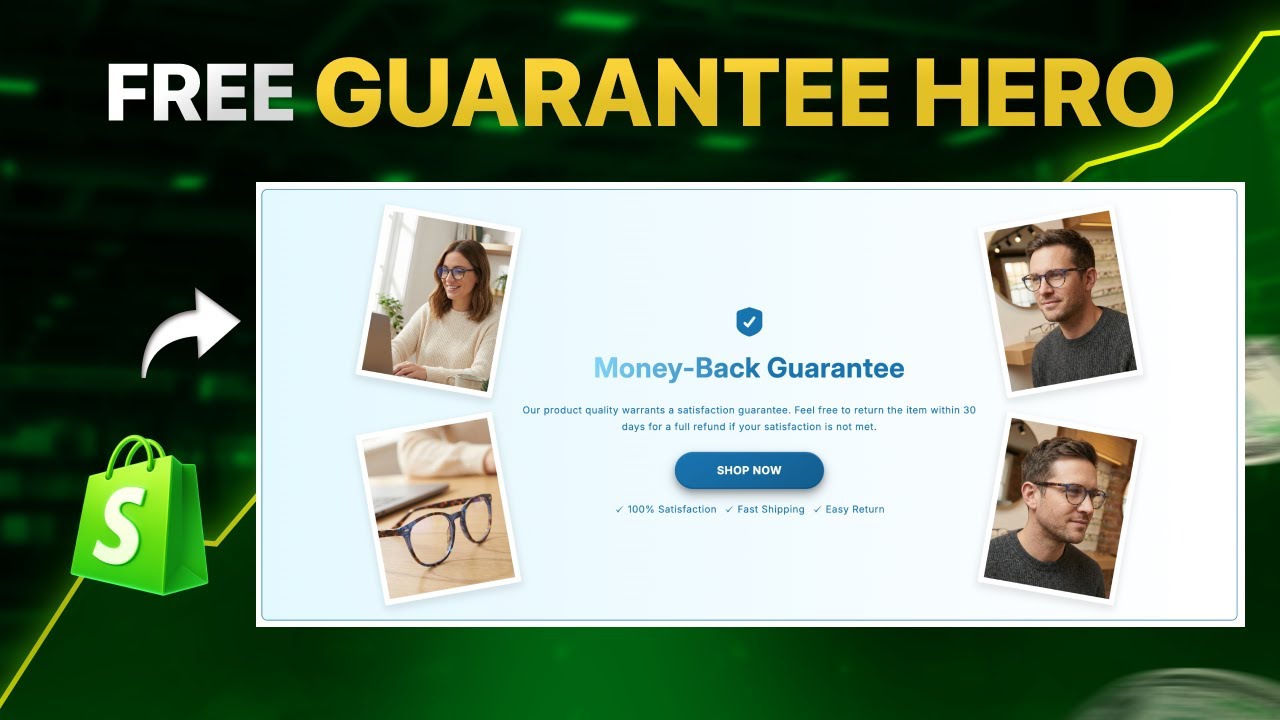 Add a FREE Guarantee Hero Banner to Any Shopify Theme | Easy & Fast 2026