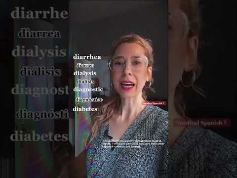 How to say DIARRHEA, DIABETES, DIALYSIS, DIAGNOSTIC in Spanish