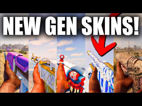 NEW GEN SKINS! AK47, MP5 Graphics Showcase & MORE! - Rust Console New Gen Edition