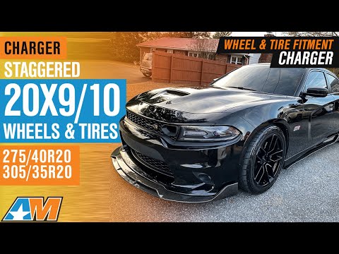 Charger | Staggered 20X9/10" | 275/40R20 & 305/35R20 | W&T Fitment