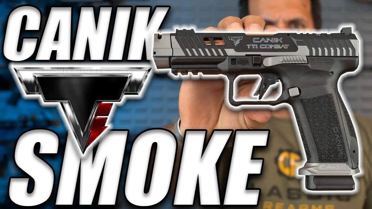 Canik TTI Combat Smoke 9mm 4.6" Bronze Bbl, 21rd Semi-Auto Pistol ...
