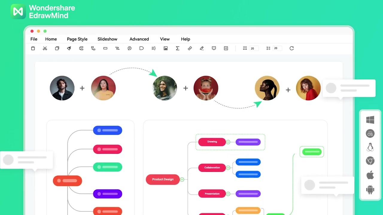 EdrawMind: Free collaborative Mind Mapping Software