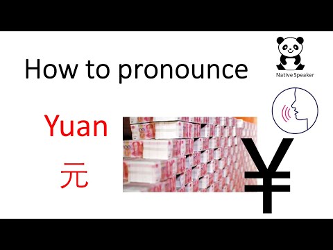 How to pronounce Chinese yuan?