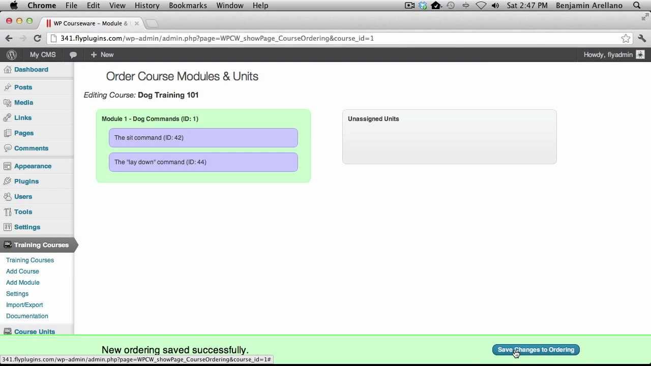 WP Courseware - How to edit and convert a unit