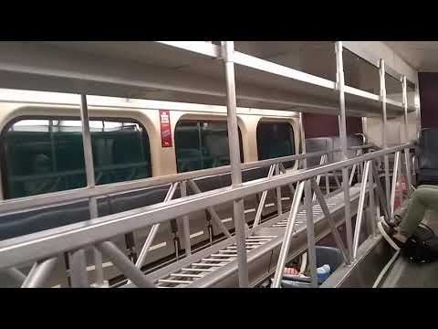 Metra UP west line station list departure announcement