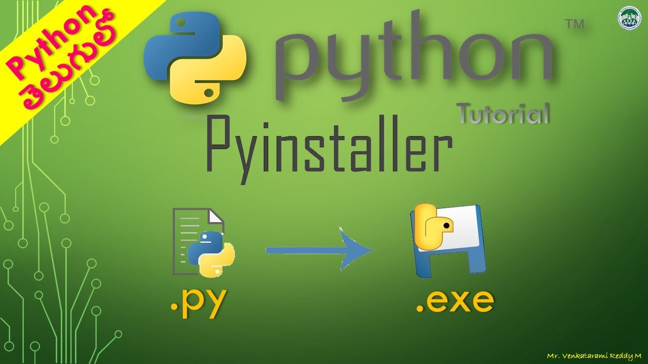 Python Tutorial 30/30: Pyinstaller Module