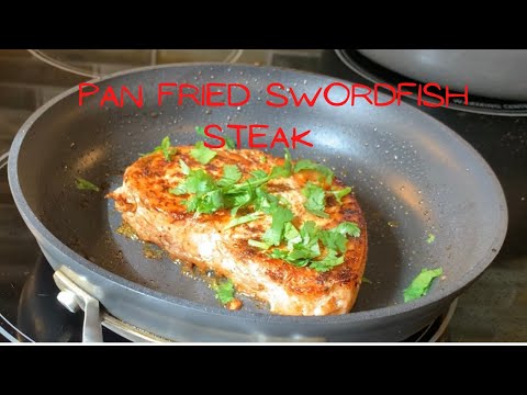 PAN-FRIED COOKING FROZEN SWORDFISH STEAK | BON APPETIT TUNA STEAK A HEALTHY FOOD | Arlyn Aquino vlog