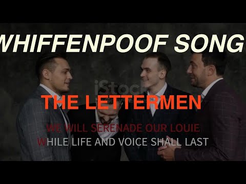 WHIFFENPOOF SONG THE LETTERMEN WITH SING ALONG LYRICS Made with Clipchamp