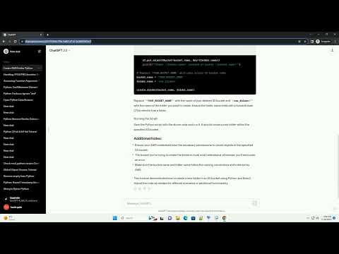 Creating a new folder in aws using python boto3