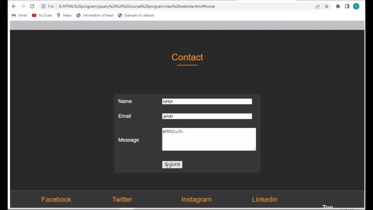 create a responsive  website with uses HTML jQuery CSS and JavaScript | amazing programming